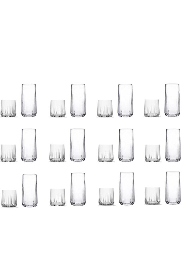 Pasabahce Nova Premium Water & Beverage Glassware Set - 24 Pieces – Aladdin