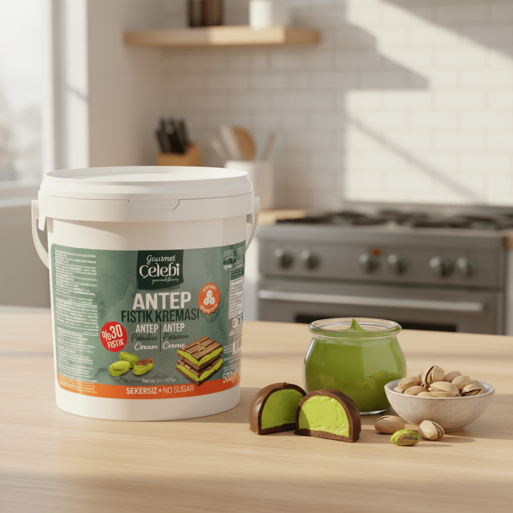 Celebiogullari Professional Sugar Free Antep Pistachio Butter (30% ...