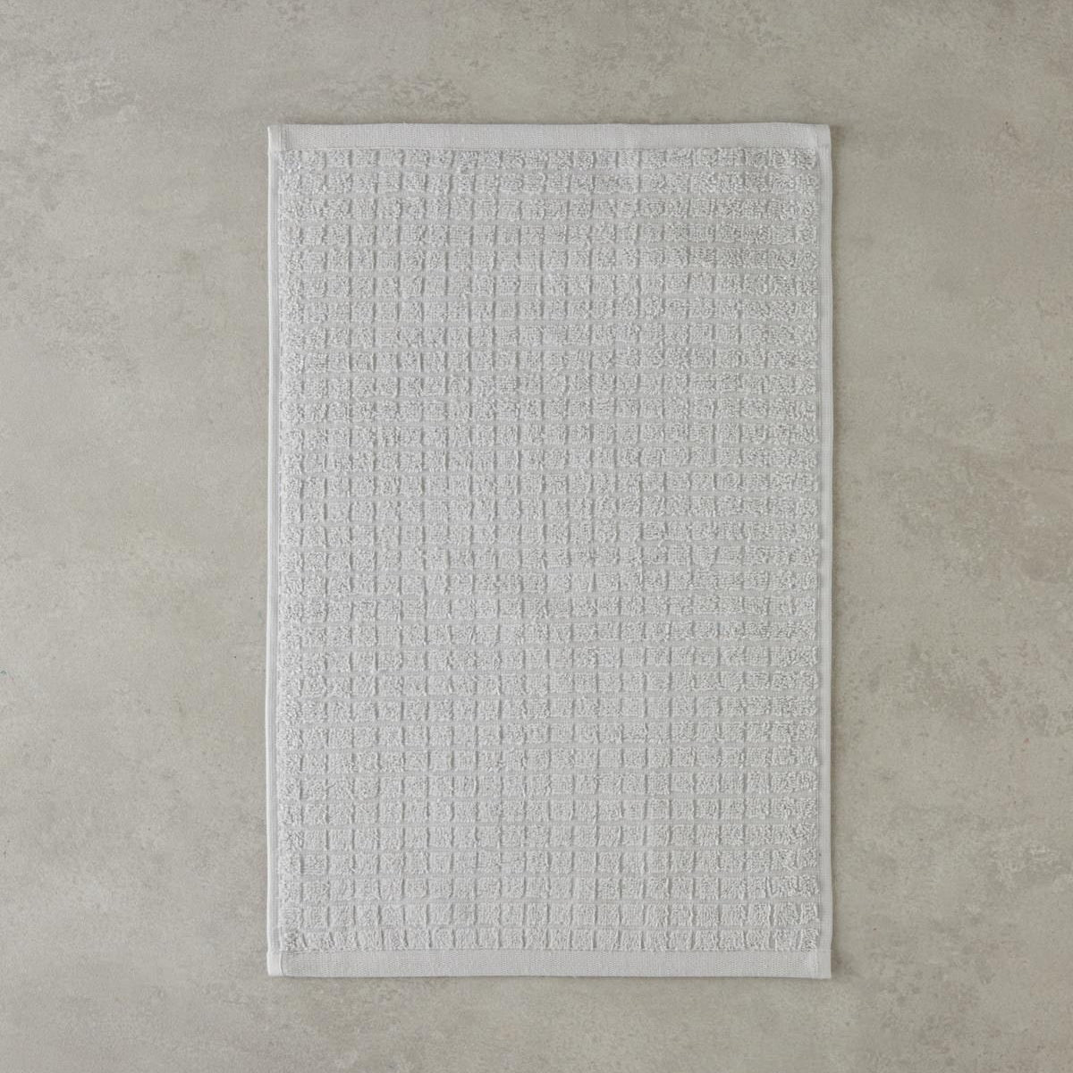 Premium Cotton Chequered Hand Towel Professional Grade Grey - TryAladdin