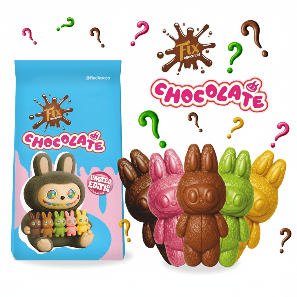 Fix Labubu Chocolate Limited Edition Collectible Mystery Bunny ...