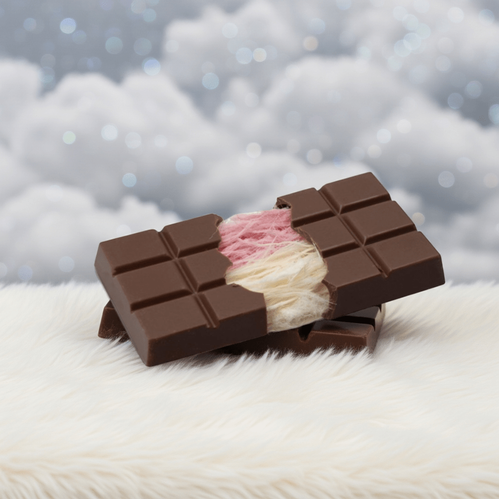 Malak Angel Hair Milk Chocolate with Pistachio & Cotton Candy - 65gr ...