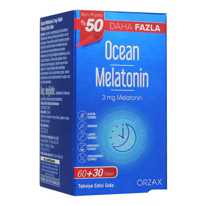 Ocean Melatonin 3mg 90 Tablet – Aladdin