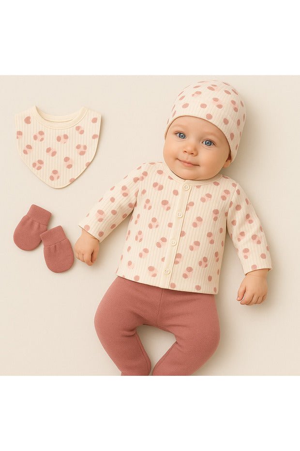Premium Organic Cotton Baby Girl Leopard Hospital Set - 5-Piece ...