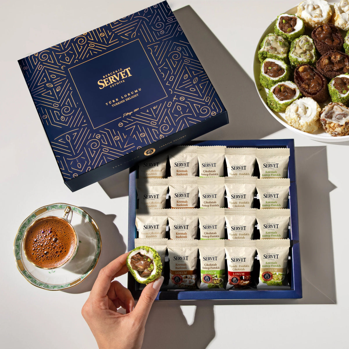 Servet | Single-Serve Wrapped Turkish Delights (20g) - 20 Pieces ...