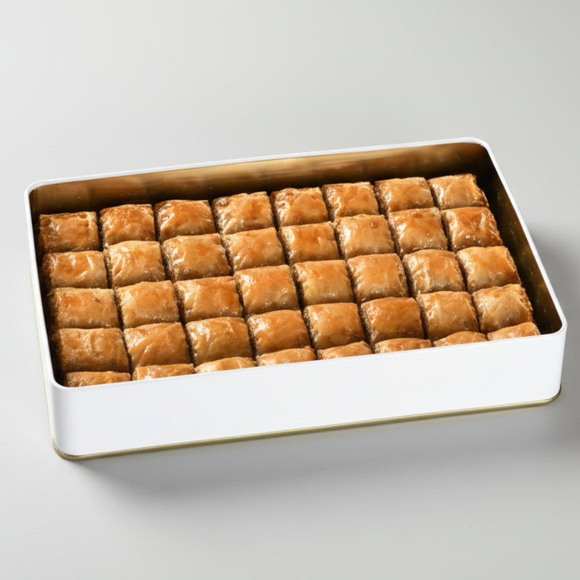 Asi | Special Mini Baklava with Walnut in Gift Metal Box - TryAladdin