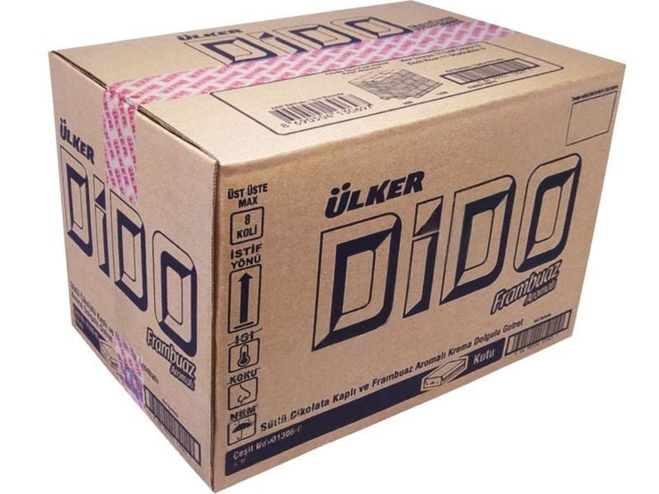 Ulker | Dido Chocolate Covered Wafer Bar Filled with Raspberry Cream ...