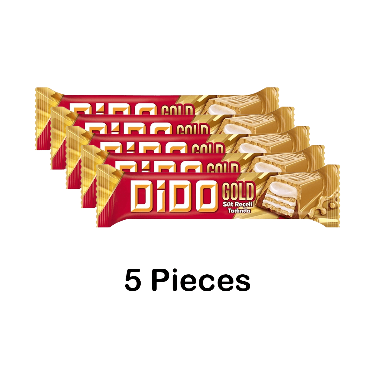 Ulker | Dido Gold Chocolate Covered Wafer Bar with Milk Jam 36g – Aladdin
