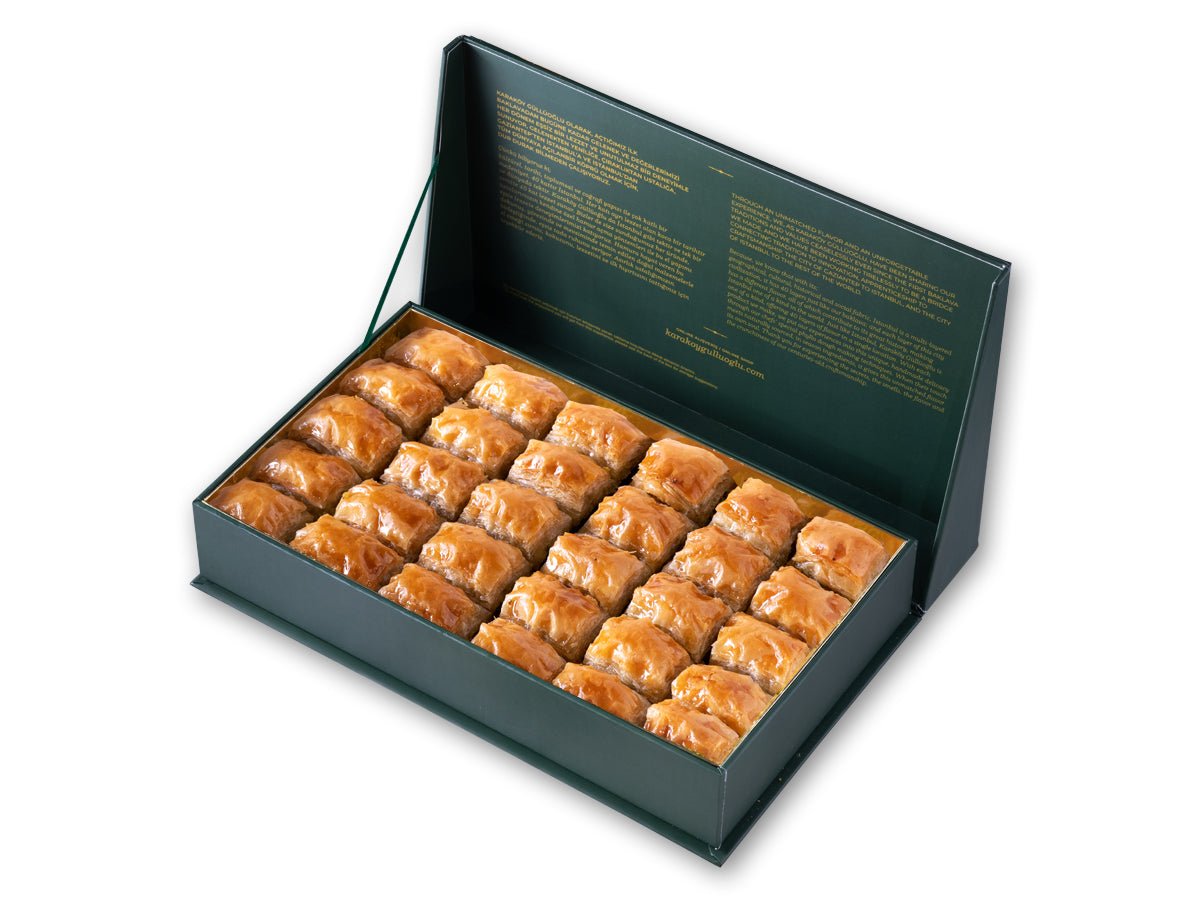 Karakoy Gulluoglu Baklava with Pistachio in Special Gift Box – Aladdin