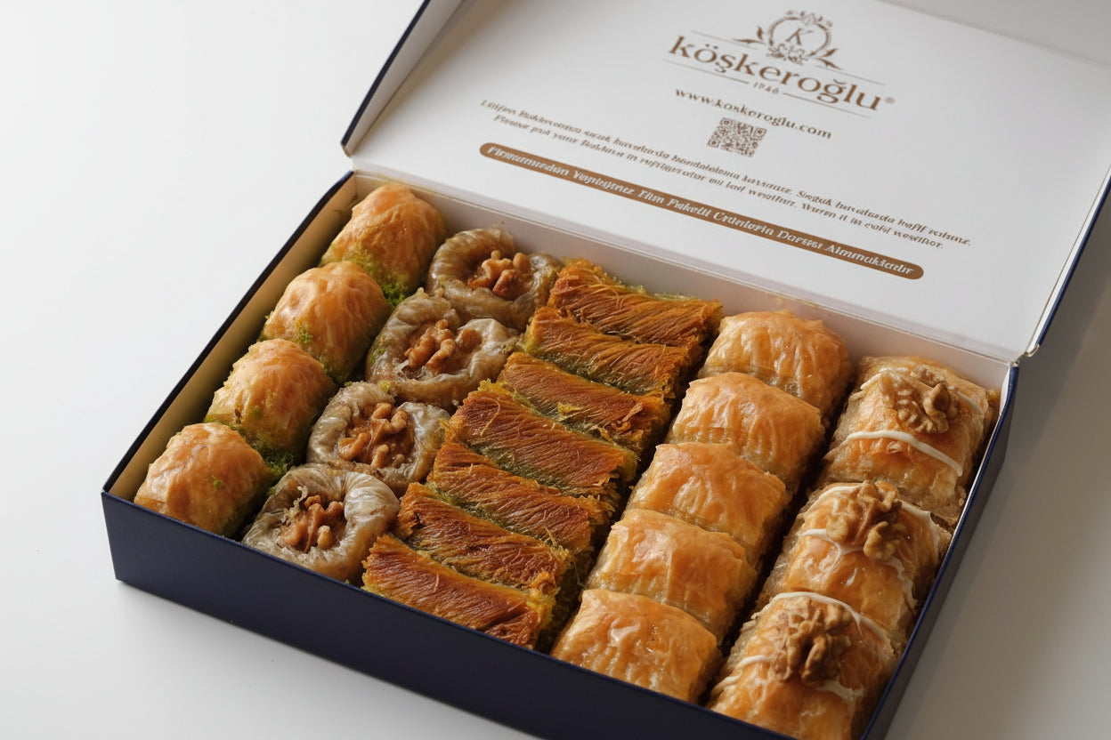 Koskeroglu | Assorted Pistachio and Walnut Baklava